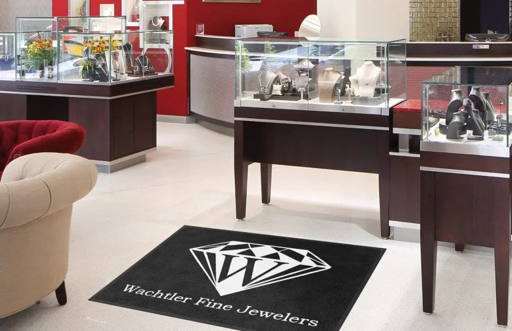Custom Jewelry Store Logo Rugs