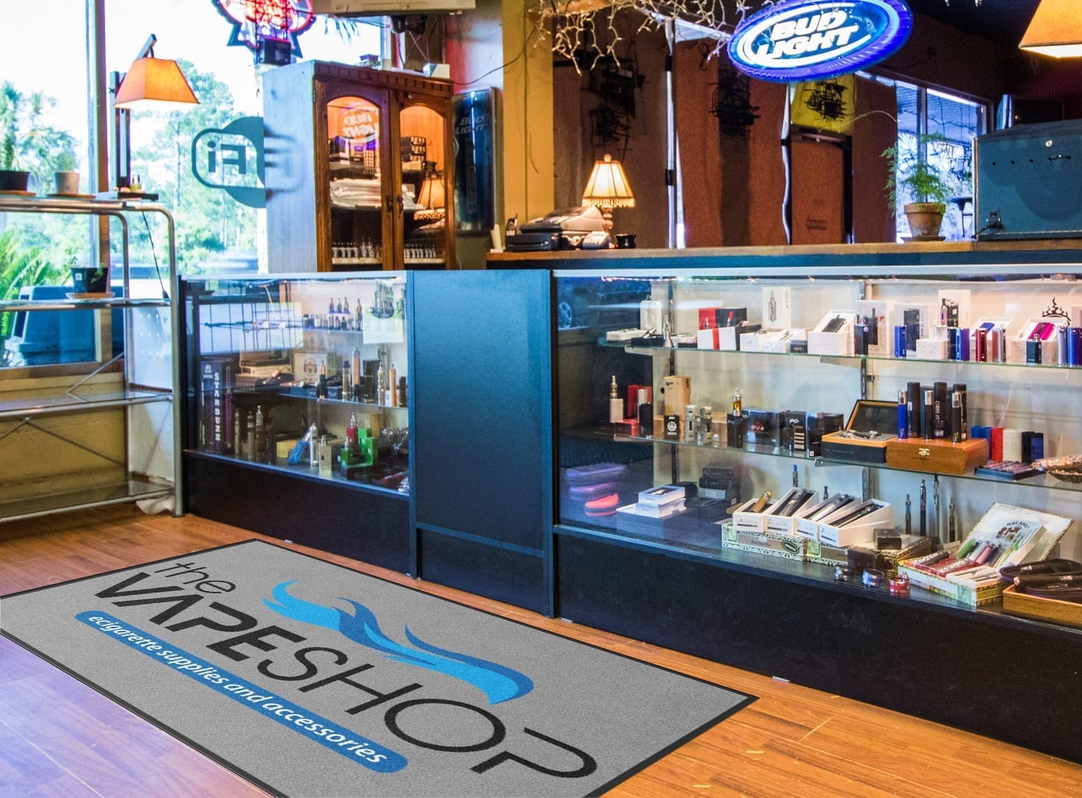 Vape and Smoke Shop Logo Rugs | Rug Rats