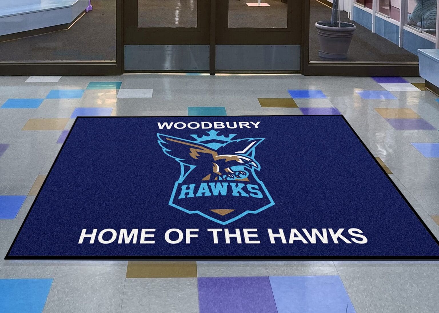 How to Easily Create a School Locker Room Logo Rug | Rug Rats